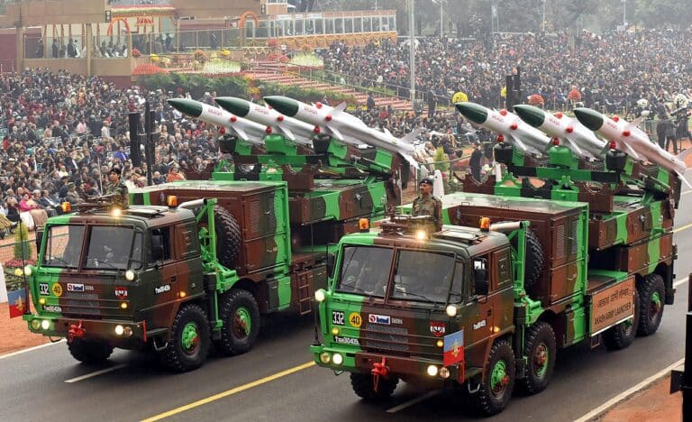 Akash Surface-To-Air Missile (SAM) Defence System