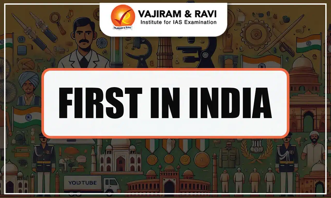 List of First In India, Politics, Sports, Awards & other Fields