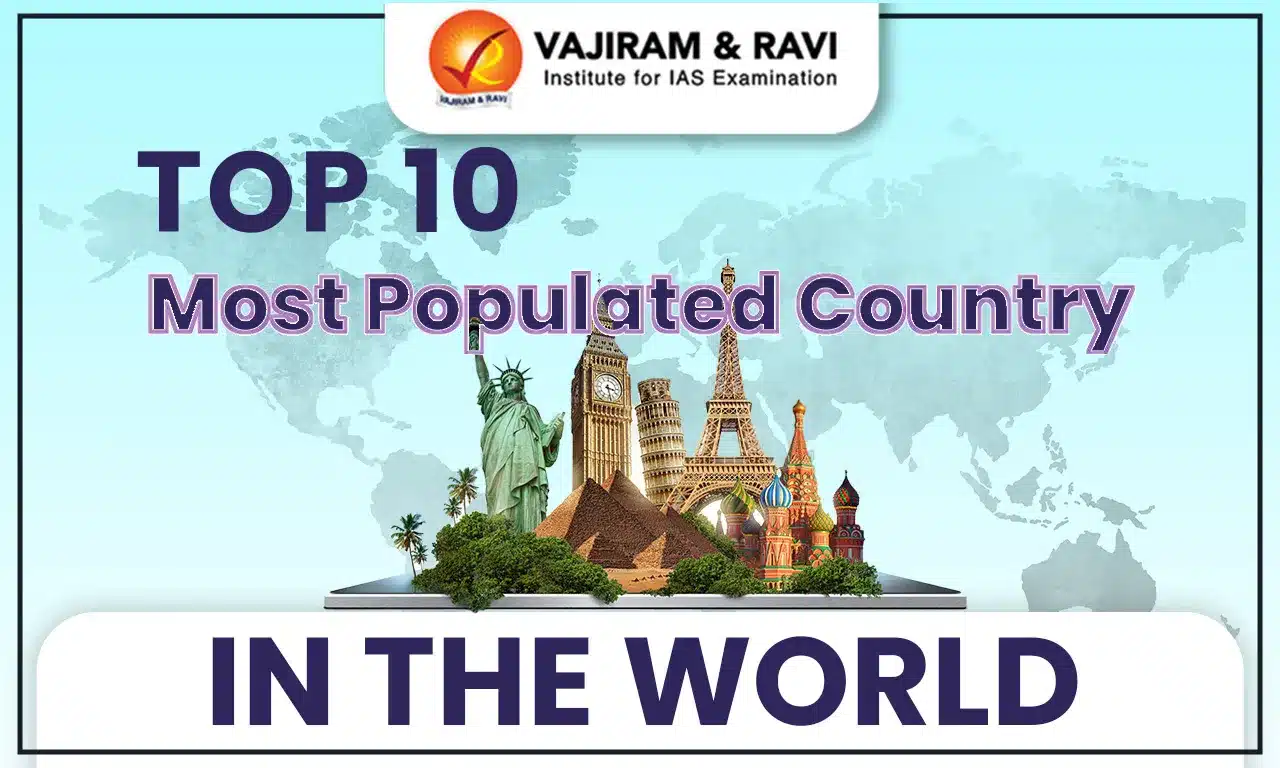 Top 10 Most Populated Country in the World, Rank Wise List