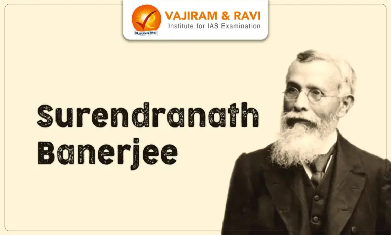 Surendranath Banerjee, Biography, INC, Death, UPSC Notes