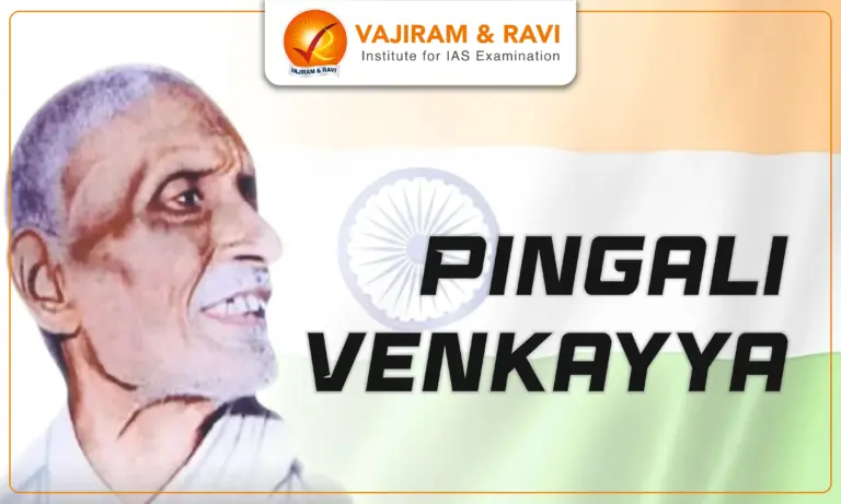Pingali Venkayya, Life History, Contributions, UPSC Notes